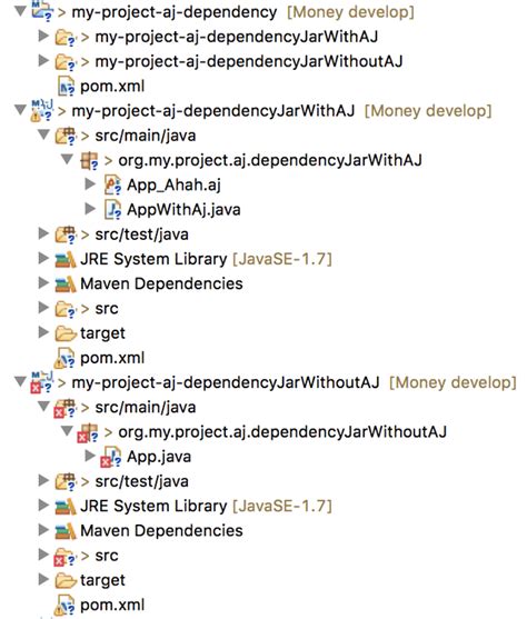 Java AspectJ Module Dependency With Maven How Get Working The Inter
