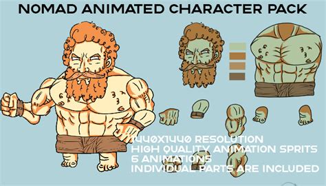 Animated Nomad Character By Cubenom