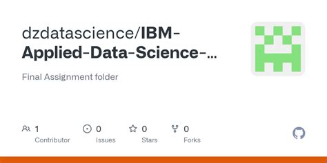 Github Dzdatascienceibm Applied Data Science Capstone Final Assignment Folder