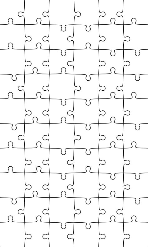Premium Vector Puzzle Grid Ilustration Of Jigsaw
