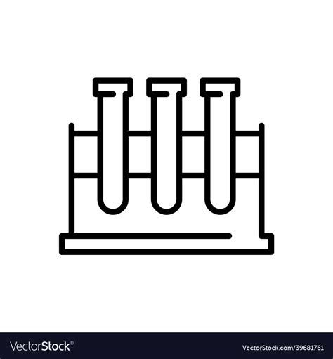 Science Research Lab Experiment Icon Line Vector Image