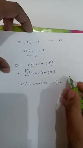Find The Sum Of All Numbers Which Are Divisible By 7 Up To 50 Terms Filo