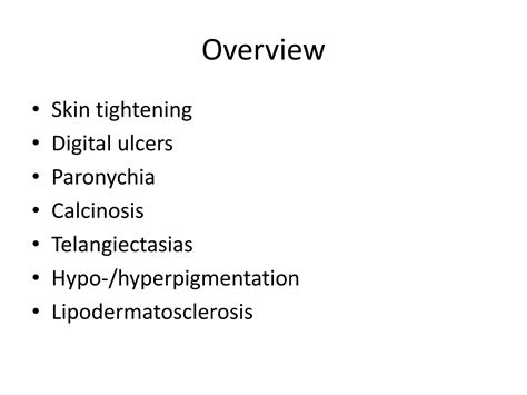 Skin Manifestations Of Scleroderma By Dr Lorinda Chung Md Pptx Skin And Dermatology
