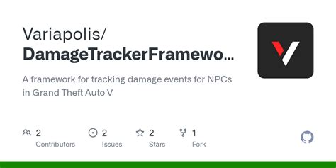 GitHub Variapolis DamageTrackerFramework A Framework For Tracking Damage Events For NPCs In