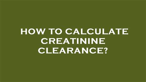 Protein Creatinine Calculator At Natalie Kelley Blog