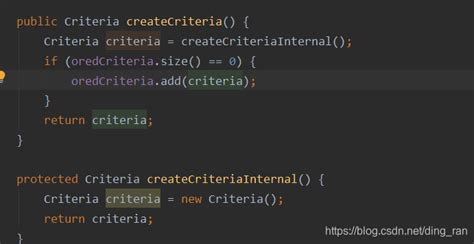 Mybatis自动生成的example类的使用与解析mybatis自动生成example Csdn博客