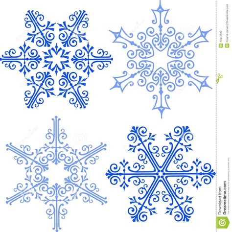 Elegant Snowflake Clipart Clipground