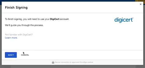 Sign With The Digicert Quovadis Trust Service Provider To Issue