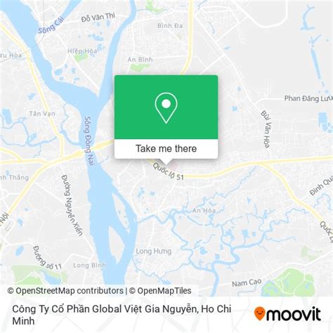 How to Get to Công Ty Cổ Phần Global Việt Gia Nguyễn in Bien Hoa by Bus