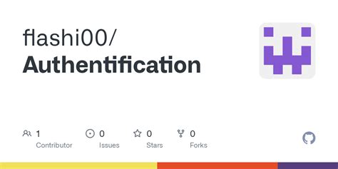 GitHub Flashi Authentification