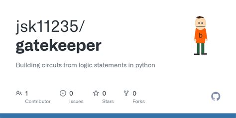 GitHub Jsk Gatekeeper Building Circuts From Logic Statements In Python