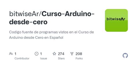 Packages · Bitwisear Curso Arduino Desde Cero · Github