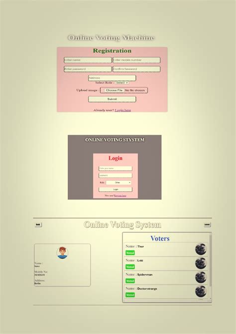 Akash Patel On Linkedin Hii Everyone This Is My Mini Projejct Of Online Voting System Plz Have A
