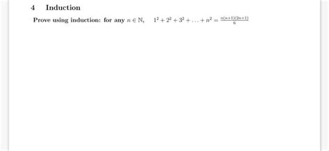 solved 4 induction prove using induction for any