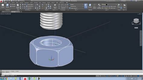 How To Draw A Hex Nut In Autocad At Christopher Cummings Blog