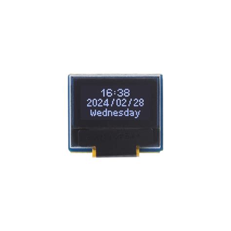 0 49inch OLED Display Module 6432 Resolution I2C Communication Black White Display Color