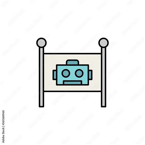 Robotics Robot Outline Icon Signs And Symbols Can Be Used For Web Logo Mobile App Ui Ux On