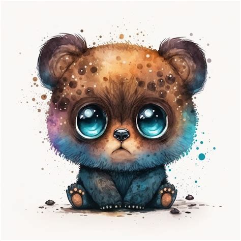 Premium Photo Cute Bear Chibi 4