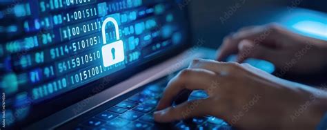 Cybersecurity Expert Implementing Multifactor Authentication Enhancing Identity Security Stock