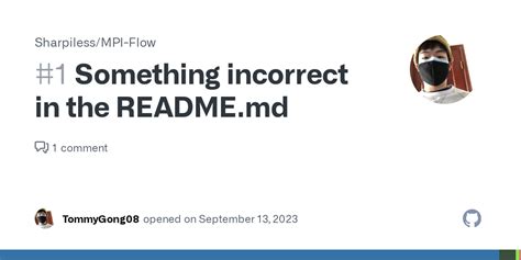 Something Incorrect In The Readmemd · Issue 1 · Sharpilessmpi Flow