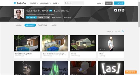 Sketchfab Uploader Extension For SketchUp By As