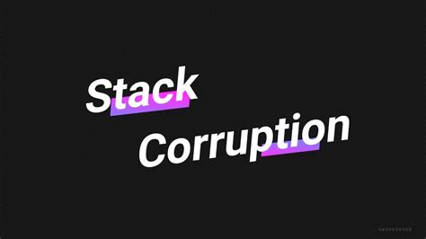 Stack Memory Part4 Stack Corruption Youtube