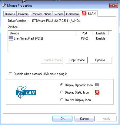 Disable TouchPad When USB Mouse Is Plugged In