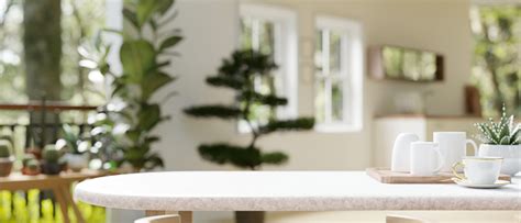 현대적인 흰색 주방에서 커피 머그잔이 있는 식탁에 제품을 진열할 수 있는 공간을 복사하세요 0명에 대한 스톡 사진 및 기타 이미지 Istock