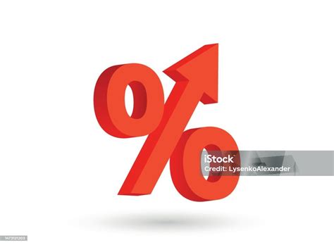 플랫 스타일의 성장 이익 아이콘입니다 격리된 배경에 백분율 화살표 위아래 벡터 그림 금융 금리 기호 사업 개념 가격에 대한 스톡 벡터 아트 및 기타 이미지 Istock