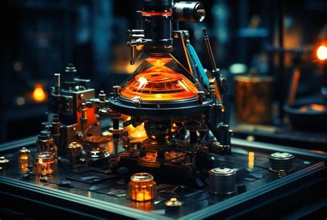 premium ai image a microscope with a small object is shown