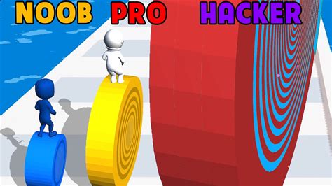 Noob Vs Pro Vs Hacker Layers Roll YouTube