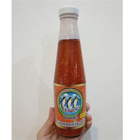 พร้อมส่ง น้ำจิ้มสุกี้ ตรานกเพนกวิน 3 ตัว สูตรกวางตุ้ง 300 Ml Shopee Thailand