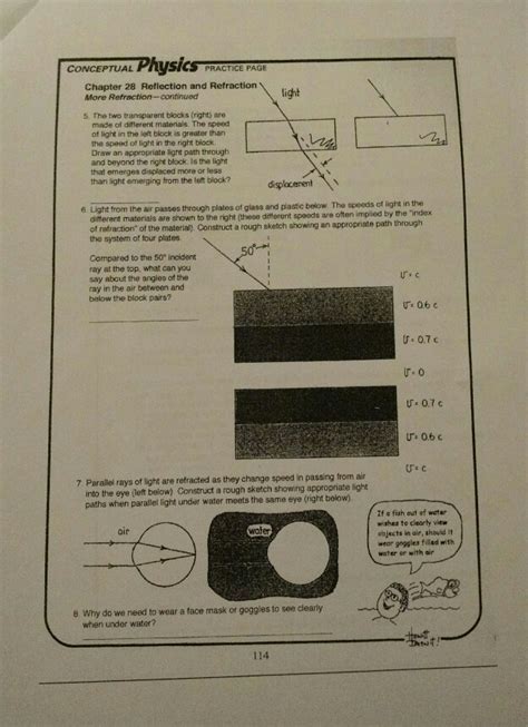 Solved Conceptual Physics Mactce Par Chapter 28 Reflection