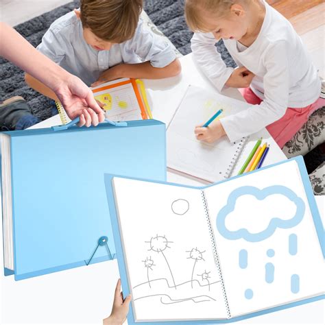 Seebayas Large Art Portfolio Folder Pockets Display Pages Artist With Clear Plastic