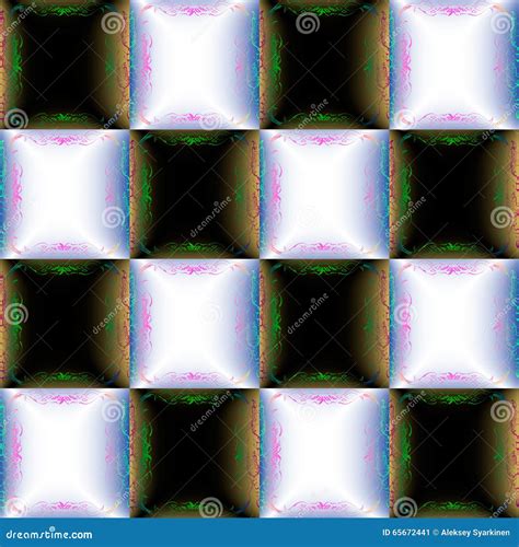 Seamless Pattern With Vintage Colored Squares Stock Vector Illustration Of Texture Design