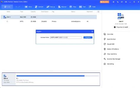 أحصل على تفعيل أصلي لبرنامج Aomei Partition Assistant لتقسيم القرص الصلب