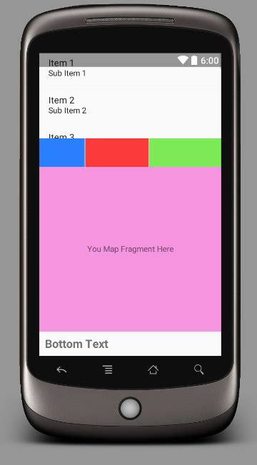 How To Set Each Layout Below Another Layout Inside Relative Layout In