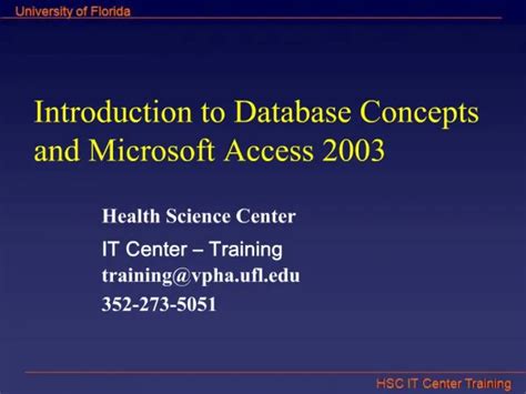 Ppt Ms Access Database Concepts Powerpoint Presentation Free Download Id9421895