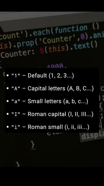Coding Se Numbering 😱l Webdevbasicscoding Programming Shorts Html