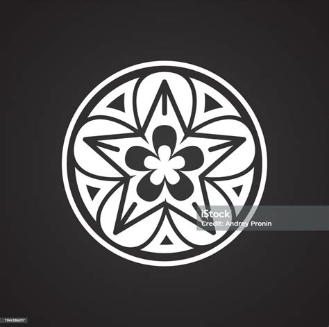 그래픽 및 웹 디자인에 대 한 배경에서 요가 관련 아이콘입니다 간단한 벡터 기호입니다 웹 사이트 버튼 또는 모바일 앱에 대 한 인터넷 개념 기호입니다 개념에 대한 스톡 벡터