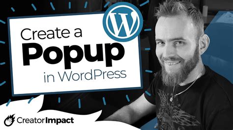 Create A Popup With Popup Maker Wordpress Plugin Free Youtube
