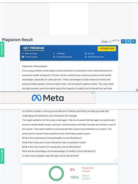 Plagiarism Checker Free And Accurate With Percentage Pdf