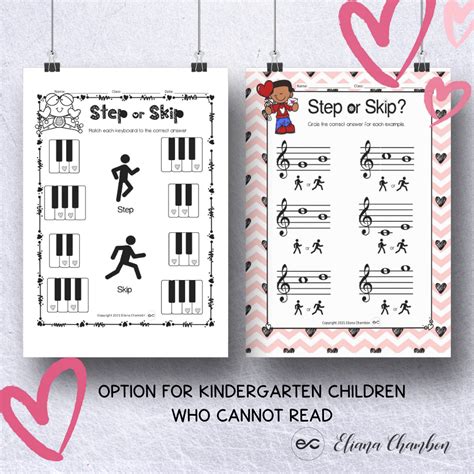 Step Skip And Repeat Valentines Day Melodic Direction Worksheet Made By Teachers