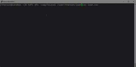 Hadoop Commands