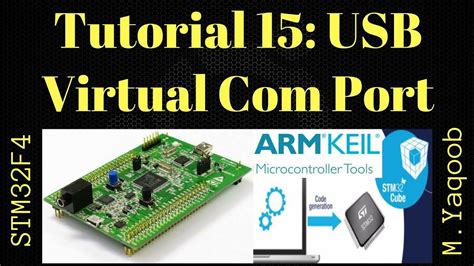 stm32f4 discovery board keil 5 ide with cubemx tutorial 15 usb vcp