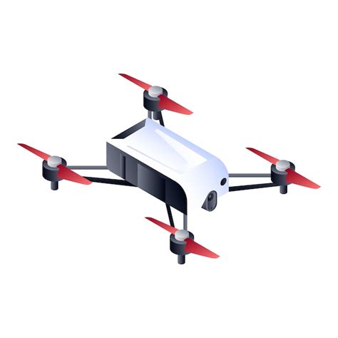Premium Vector Small Drone Icon Isometric Of Small Drone Vector Icon
