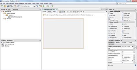 Membuat Tampilan Gui Pada Netbeans Ide ~ Informasi And Teknologi Komputer