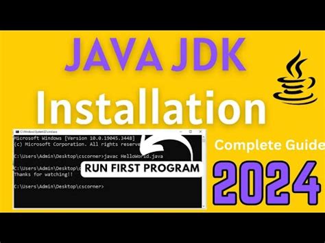 How to Install Java JDK 21.0.2 on Windows 10 [2024] | Create and Run First Java Program using ...