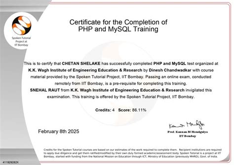 Php Mysql Certification Iitbombay Backenddevelopment