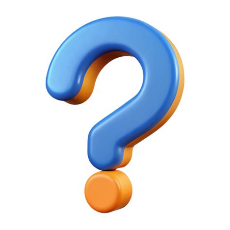 Tranquil Pristine Flat Color Stylized Question Mark Symbol With Clean Lines With Scalable